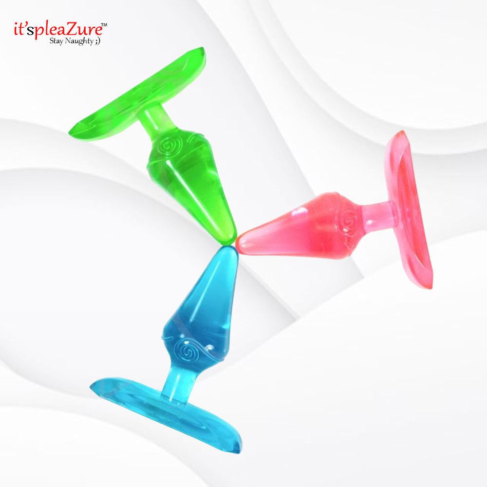 Colorful Pvc Anal Plug On Itspleazure